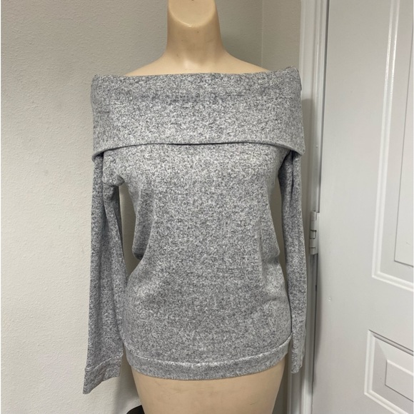 Poof! | Sweaters | Poof Apparel Womens Gray Cowl Neck Long Sleeve ...